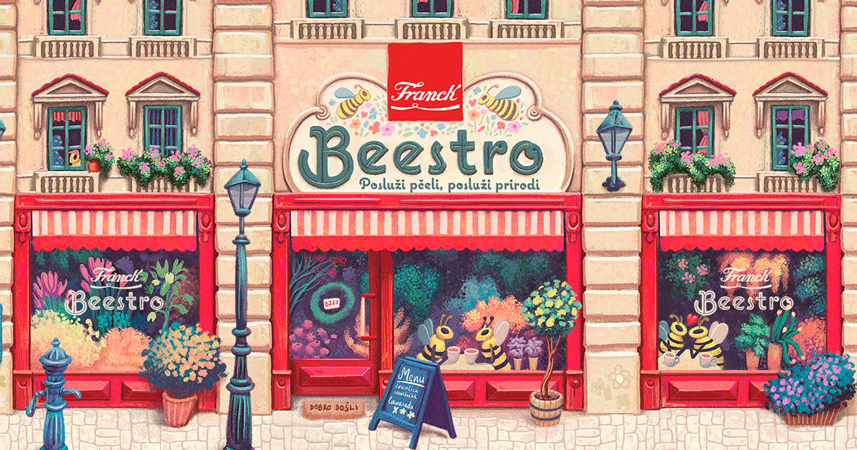 Franck Beestro - ukrasna posuda za sadnju medonosnog cvijeća